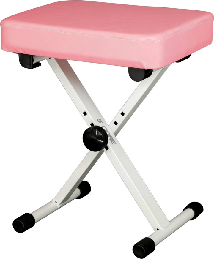 5 Core Keyboard Bench X Style Piano Stool Heavy Duty Adjustable ...
