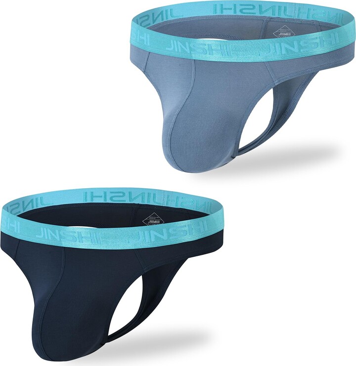 BIATWOWR 2 Pack M Mens mens sexy underwearG-String Underwear Breathable ...