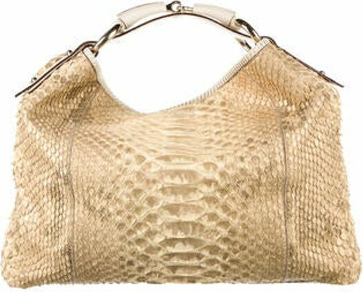 Gucci Python Large Horsebit Hobo - ShopStyle