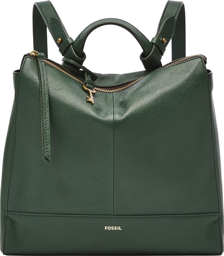 Fossil Women's Elina Leather Convertible Small Backpack - ShopStyle
