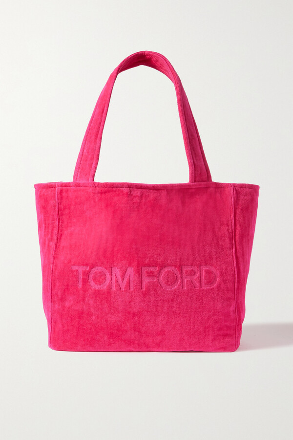 Tom Ford Tf Shopper Medium Terry Tote - Pink - ShopStyle