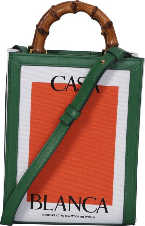 Casablanca Mini Casa Canvas Tote Bag By The Brand's Vision Is ...