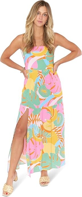Show Me Your Mumu Julia Maxi Dress (Tropical Fruit) Women's Clothing ...