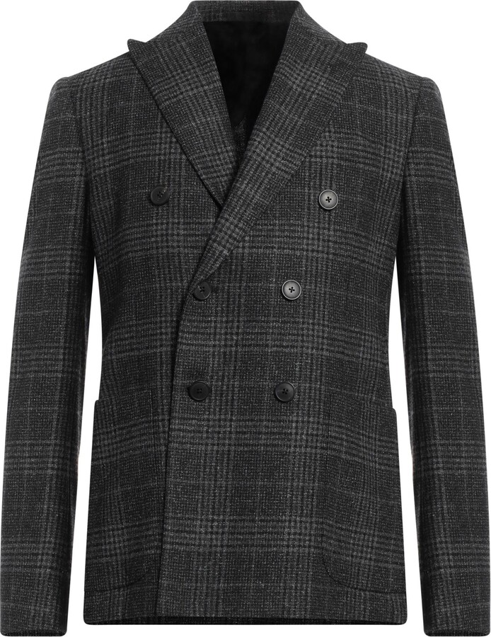 Lab. Pal Zileri Suit Jacket Steel Grey - ShopStyle