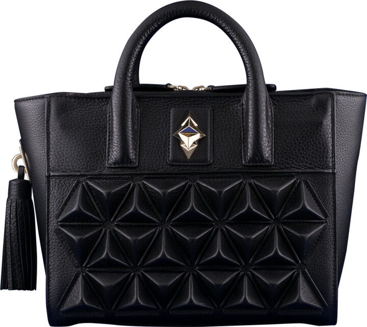Sofia Al Asfoor Signature Shield Bag Black - ShopStyle