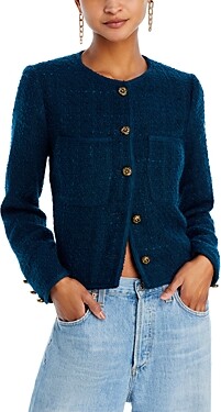 Aqua Tweed Jacket - 100% Exclusive - ShopStyle Blazers