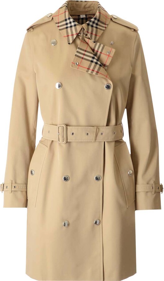 Burberry Gabardine Trench Coat - ShopStyle