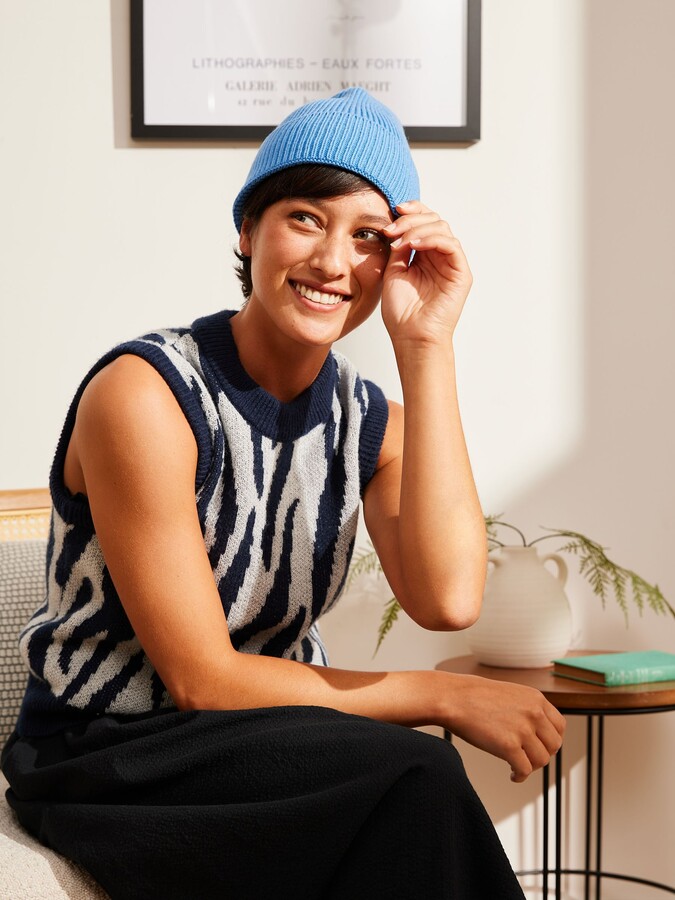 John Lewis ANYDAY Ribbed Turn Up Beanie - ShopStyle Hats