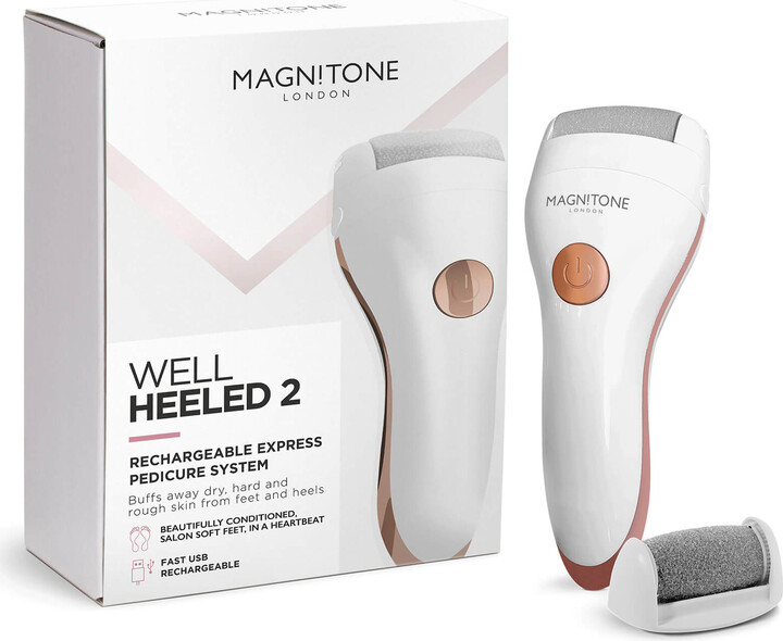 MAGNITONE London Well Heeled 2 Rechargeable Express Pedi - White ...