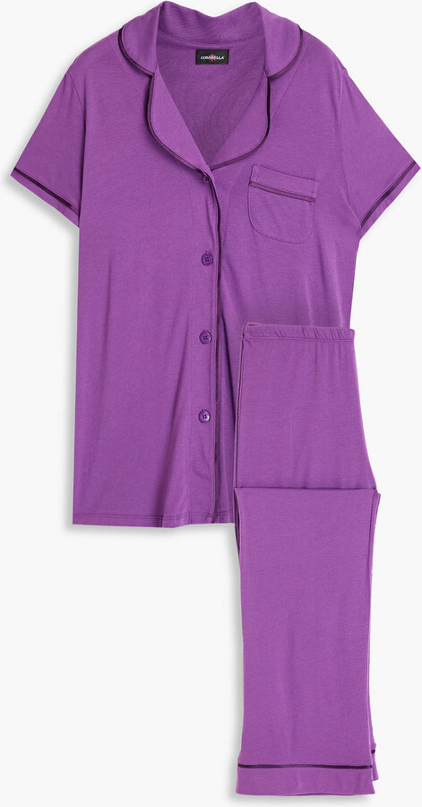 Cosabella Bella Pima cotton and modal-blend jersey pajama set - ShopStyle