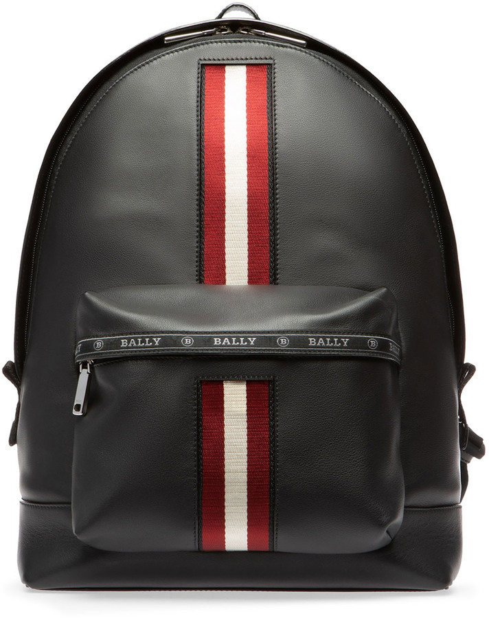 Bally Men's Leather Trainspotting-Stripe Backpack - ShopStyle