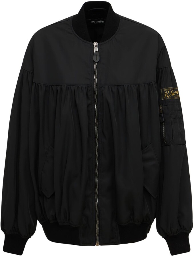 Raf Simons Oversized tech bomber jacket - ShopStyle