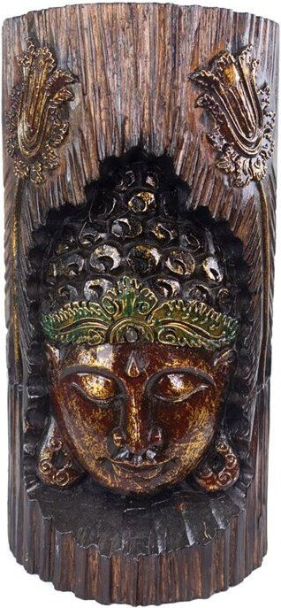 KDMD Albasia Wood Carved Buddha Decoration - ShopStyle Artwork