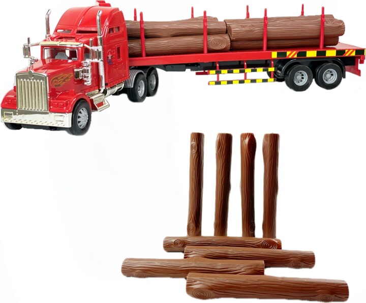 Big Daddy Mag-Genius Big-Daddy Big Rig Lumber Truck with 6 Piece Lumber ...