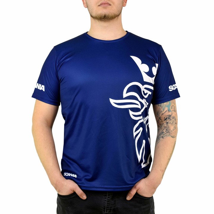 Scania Truck Chemises V8 Homme Drivers Logo Sport Team Moto Rally Fan ...