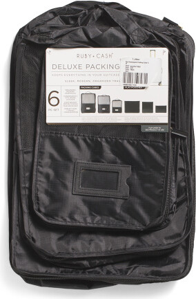 TJMAXX 6Pc Rectangular Packing Cube Set For Women - ShopStyle Wallets ...