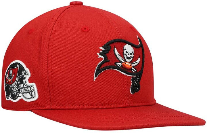 Men's Pro Standard Red Tampa Bay Buccaneers Logo Ii Snapback Hat ...