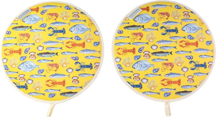 Alice Straker - Yellow Fish Aga Covers - ShopStyle Saucepans