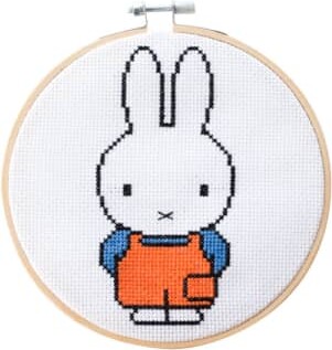 Julia Davey Miffy Dungarees Embroidery Kit By Cotton Clara - ShopStyle ...