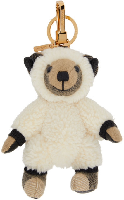 Burberry Beige Sheep Costume Thomas Keychain - ShopStyle