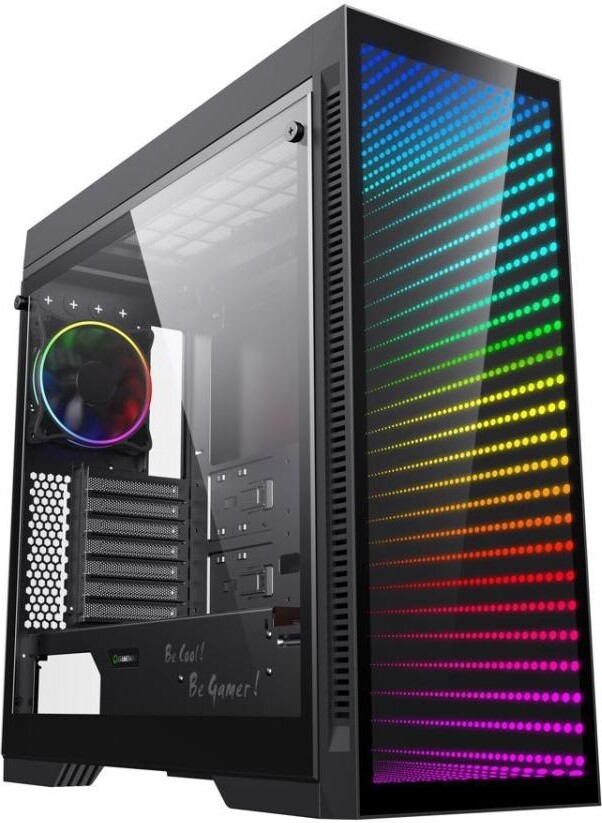 GameMax Steel & Tempered Glass Atx Full Tower Gaming Computer Case with ...