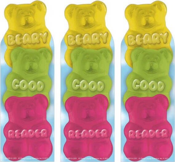 Eureka School Eureka® Beary Good Reader Gummy Bear Scented Bookmarks ...