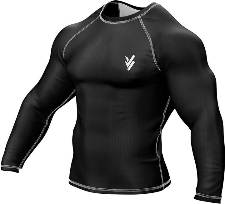 Vigor Vibe RashGuard BJJ Running Cycling UPF 50+ Baselayer Compression ...
