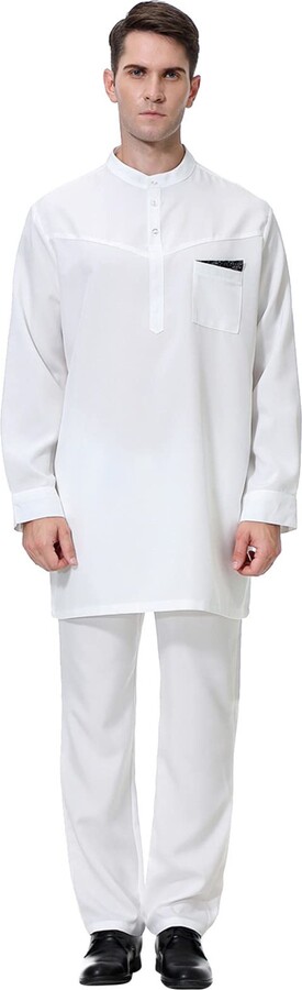 COOFANIN Kids Valentines Day Cards White Kaftan Men Sackcloth Prayer ...