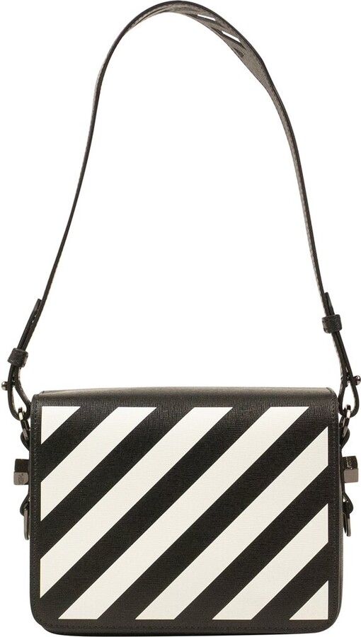 Off-White Mini Flap Leather Shoulder Bag - ShopStyle