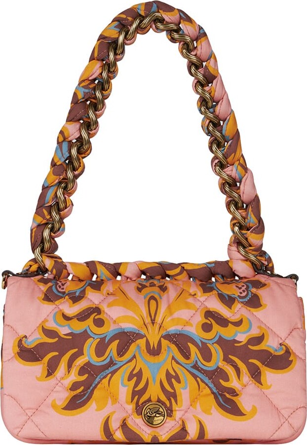 Etro Printed Pink Medium Bond Bag - ShopStyle