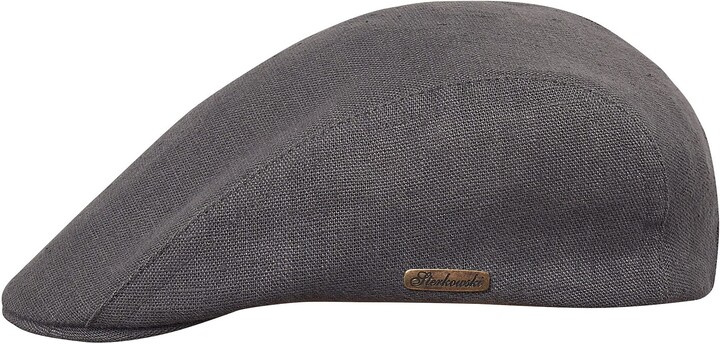 Sterkowski Gecko Cap | 100% Linen Flat Cap for Men and Women | Trucker ...