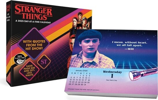 Trends International 2025 Stranger Things Day at a Time Box Calendar ...