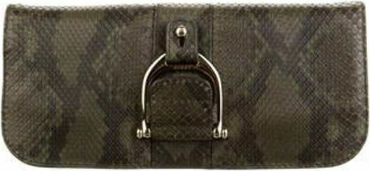 Gucci Python Greenwich Clutch - ShopStyle