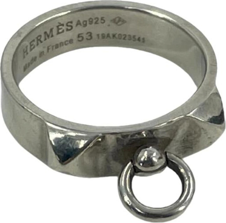 Hermes Silver ring - ShopStyle