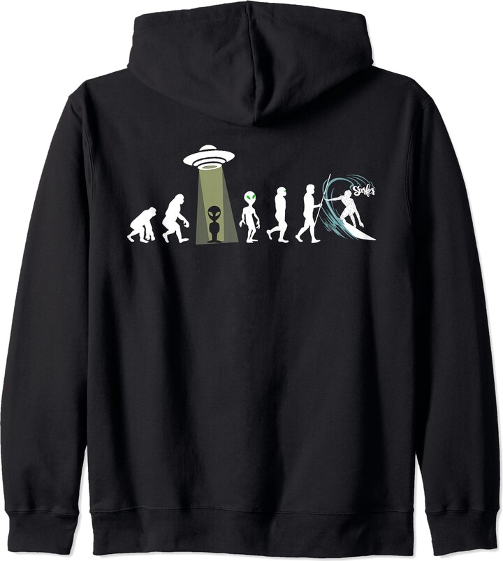 UFO Invasion In Space Sci Fi Alien Human Evolution Surfer Evolution ...