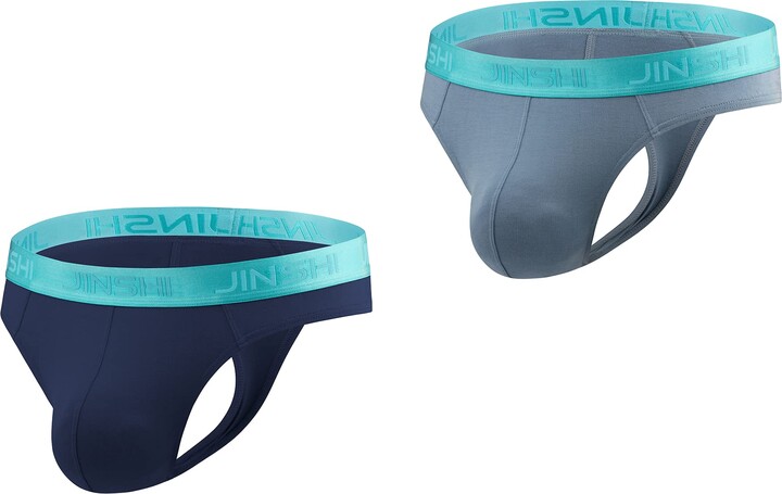 BIATWOWR 2XL Mens Sexy Underwear G-String Comfortable T-Back Bamboo ...