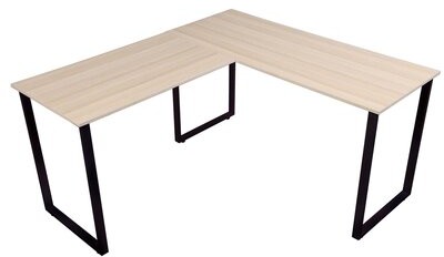 Inbox Zero Home Office Corner Table Computer Reversible L-Shape Desk ...