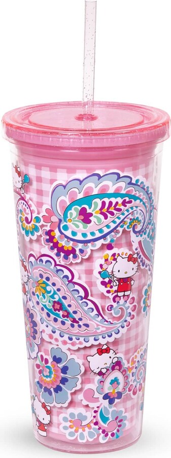 Vera Bradley Hello Kitty® Double Wall Tumbler with Straw - ShopStyle ...