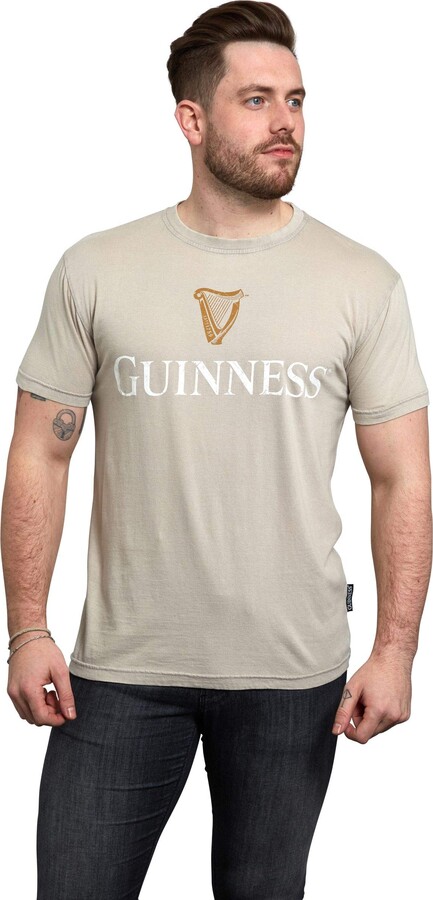 Guinness Official Merchandise Logo Premium Harp Tee 100% Cotton Vintage ...