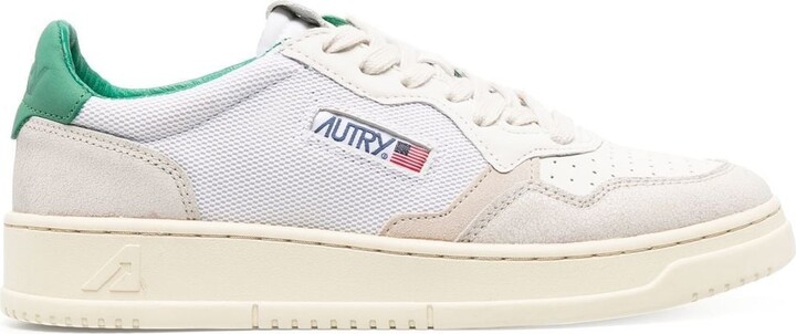 AUTRY Logo-Patch Low-Top Sneakers - ShopStyle