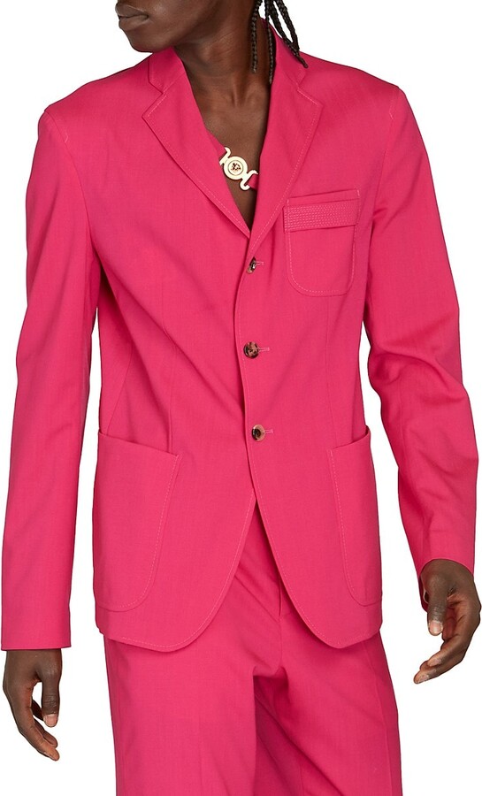 Versace Wool Formal Jacket - ShopStyle