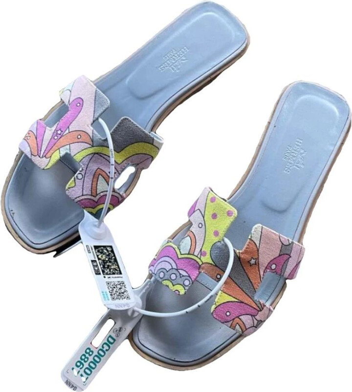 Hermes Oran cloth sandal - ShopStyle