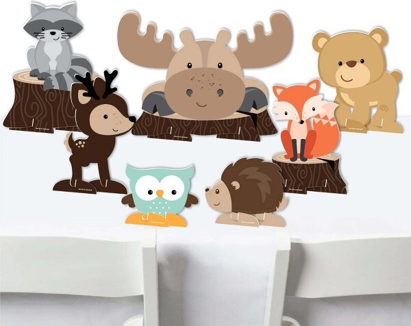 Big Dot of Happiness Woodland Creatures - Baby Shower or Birthday Party ...