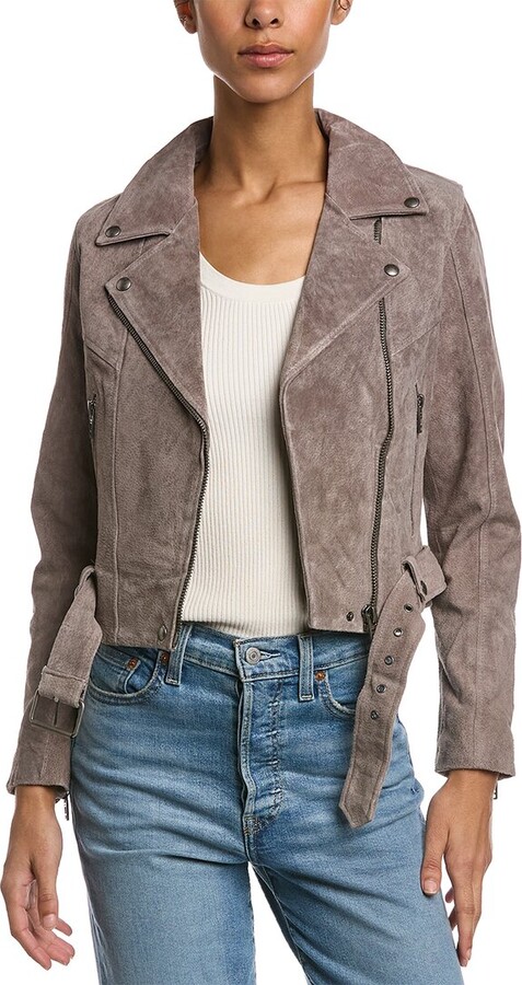 Blank NYC Suede Moto Jacket - ShopStyle