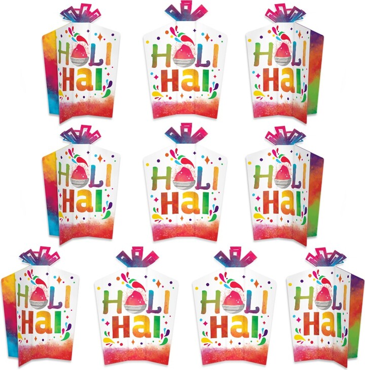 Big Dot of Happiness Holi Hai - Table Decorations - Festival of Colors ...