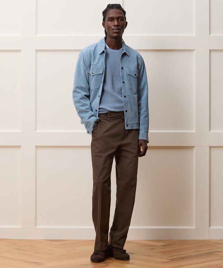 Todd Snyder Italian Cotton Tab Chino in Dark Brown - ShopStyle Casual Pants