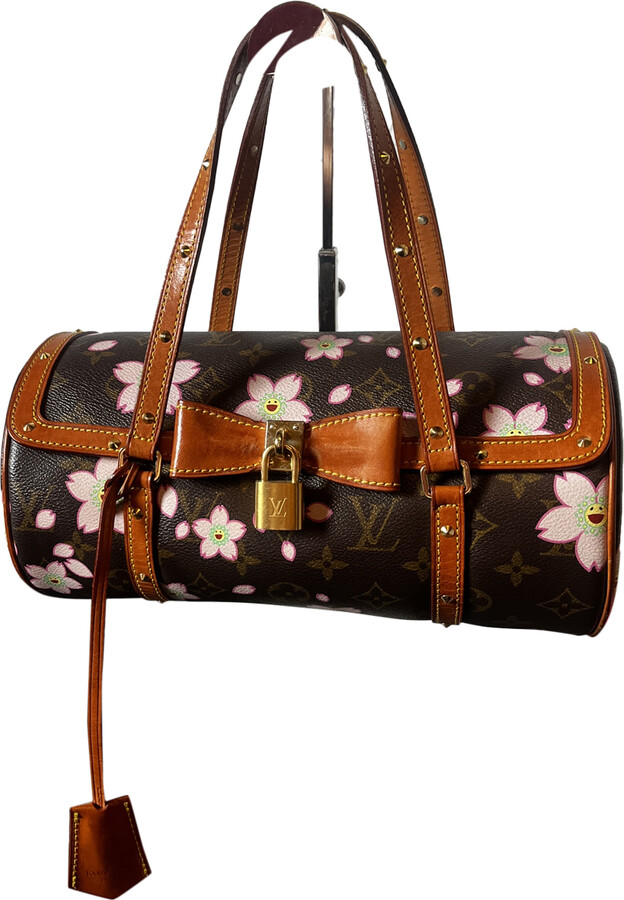 Louis Vuitton Papillon leather handbag - ShopStyle Tote Bags