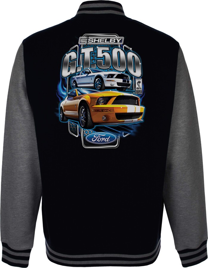 Velocitee Speed Shop Mens Varsity Jacket Official Shelby GT500 Ford ...
