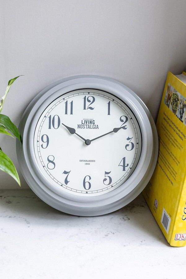 Living Nostalgia French Grey Wall Clock - ShopStyle