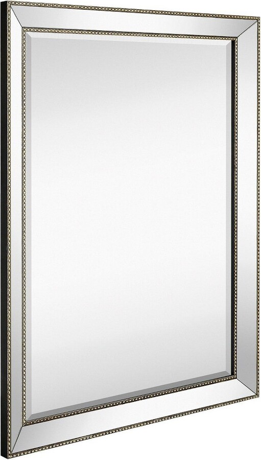Hamilton Hills 30" x 40" Rectangular Mirror with Silver Beveled Mirror ...